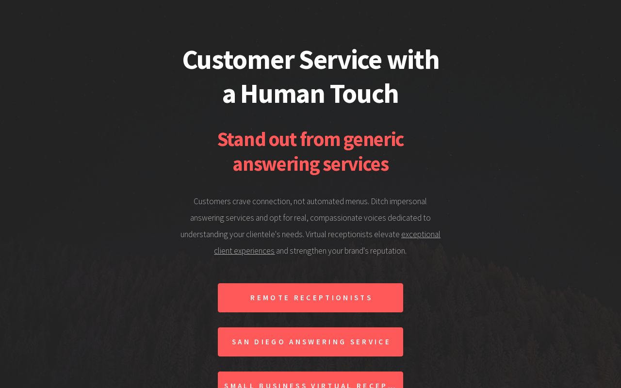 Personalized Customer Support | Virtual Receptionists